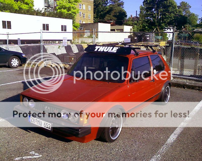 Red 84 GTI hit on the passenger side. Very Drivable and LOTS of Goodies ...